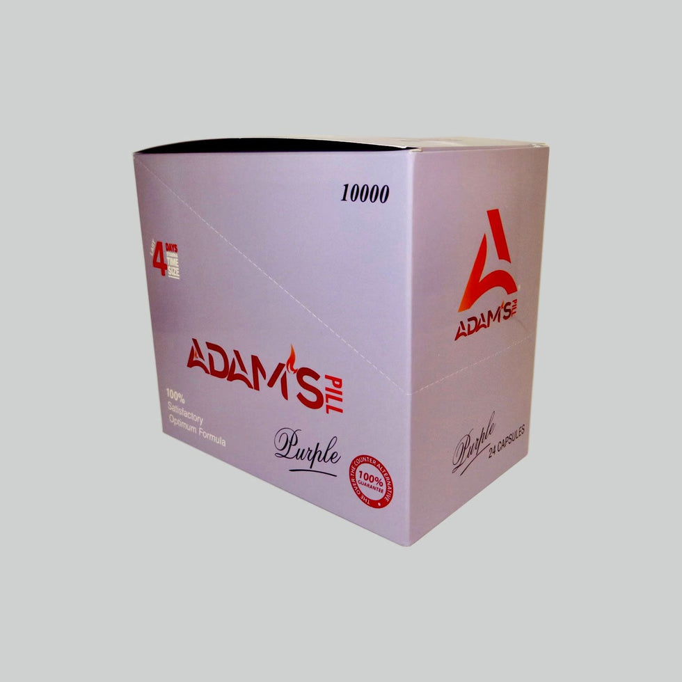 ADAM'S PILLS PURPLE – ORIGINAL STRENGTH | 24 CAPSULES – Adams Pills