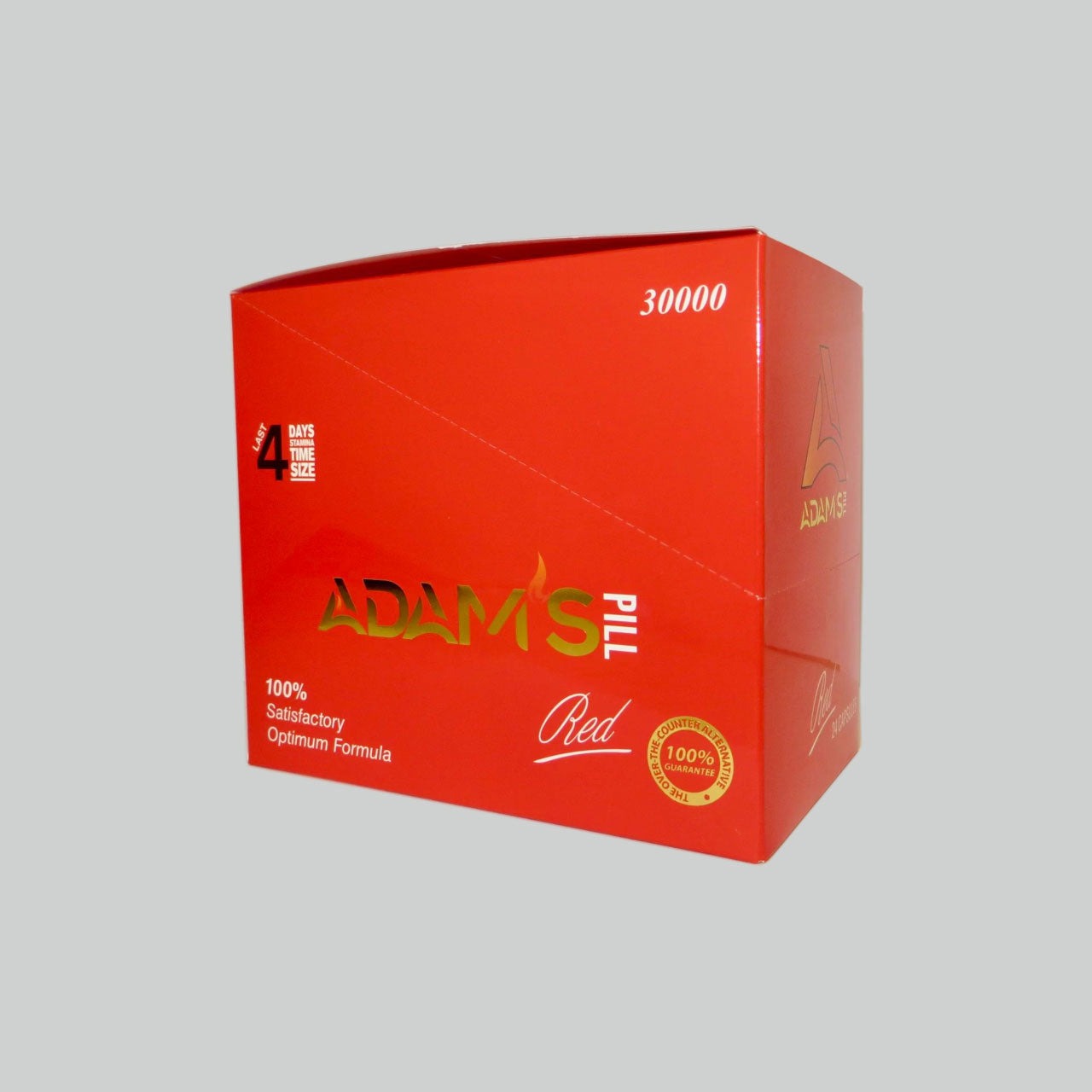 ADAM'S PILLS RED – MEDIUM STRENGTH | 24 CAPSULES – Adams Pills